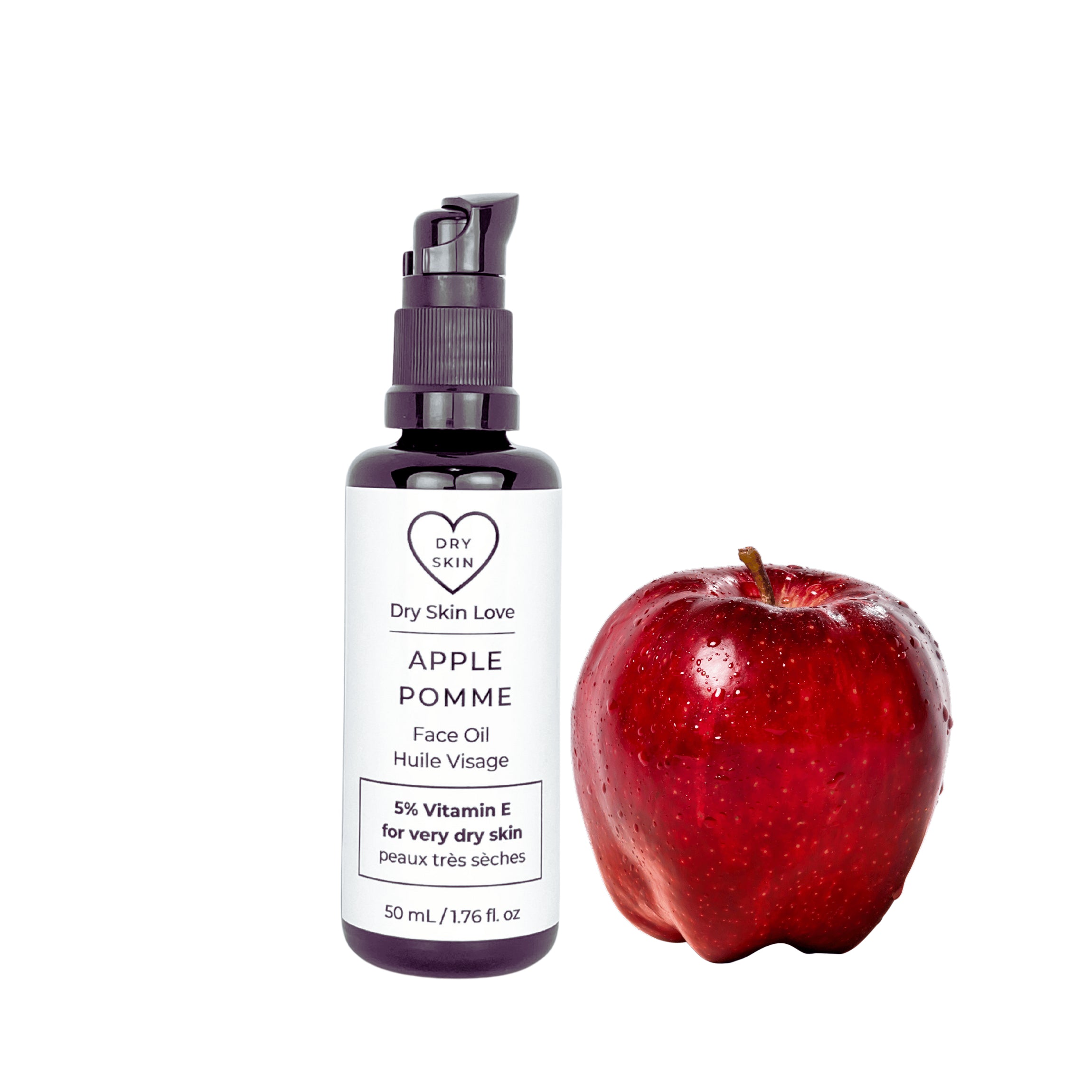 DRY SKIN LOVE - Apple Elixir 5% Vitamin E Face Oil for Very Dry Skin ...