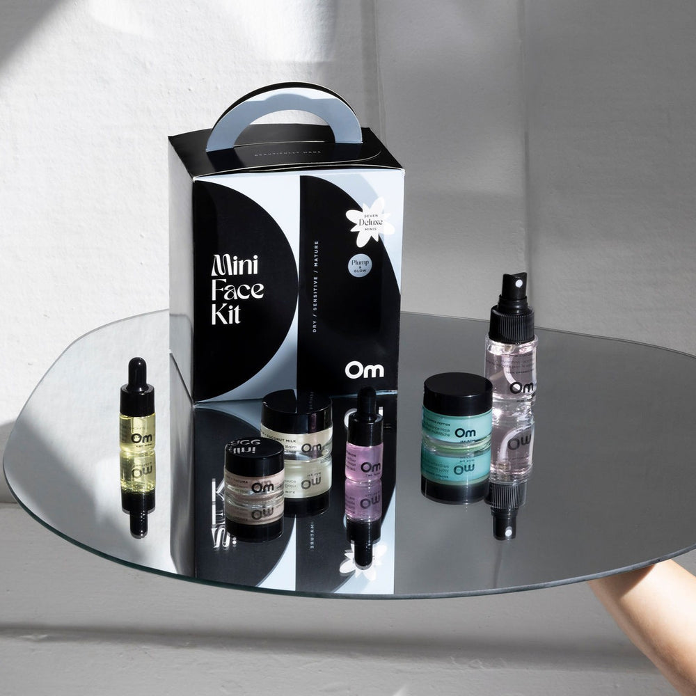 Om Organics Mini Face Care Kit Dry Sensitive Mature